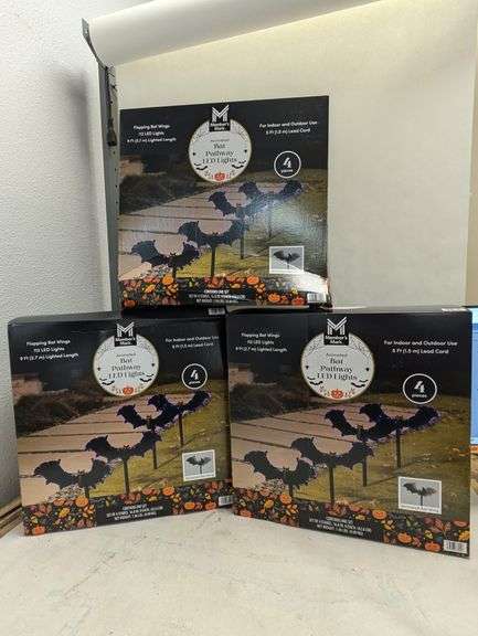 Member's Mark Animated Bat Pathway LED Lights, 3 Packs of 4, Like New ...