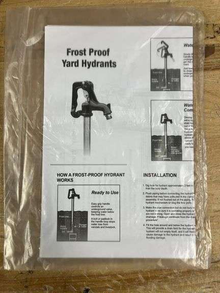 Frostproof Yard Hydrant | Open Box - Rio Grande Trade