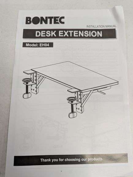 BONTEC Desk Extension White | Like New | (See Condition Notes) - Rio ...