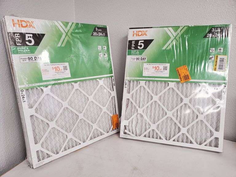 HDX Air Filters, 20" x 24" x 1" | Damaged - Rio Grande Trade