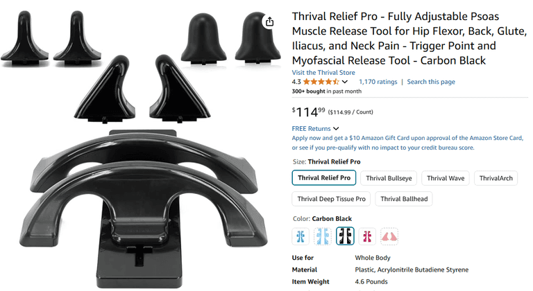 Thrival Relief Pro, Muscle Recovery | Like New - Rio Grande Trade