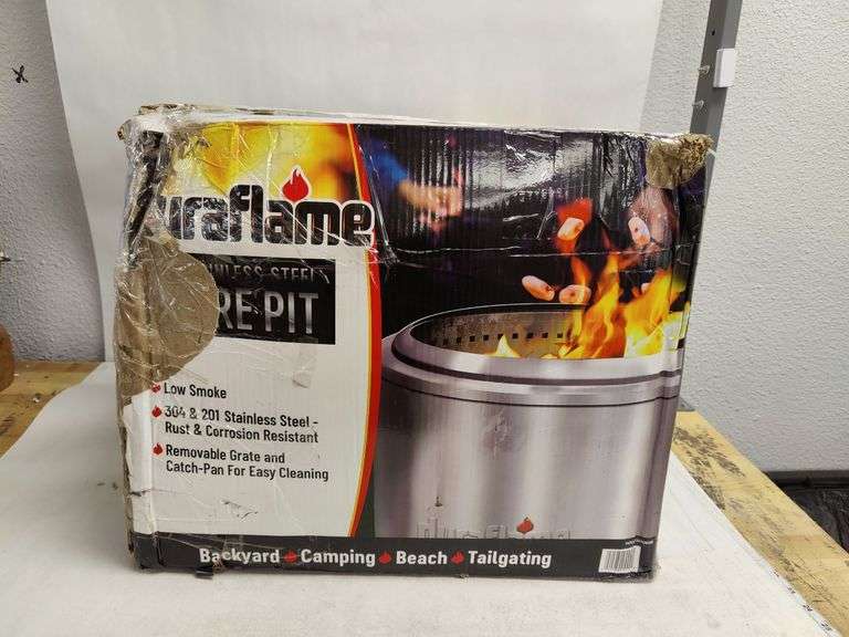 Dureflame Stainless Steel Fire Pit | Open Box - Rio Grande Trade