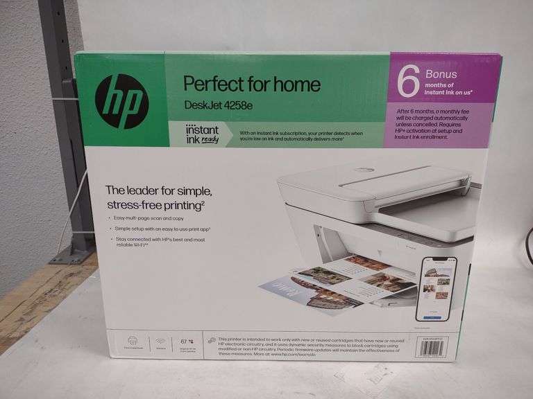 HP DeskJet 4258e Printer | Like New | (See Condition Notes) - Rio ...