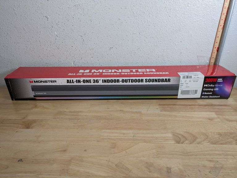 Monster 36" Dolby Atmos Soundbar | Like New | (See Condition Notes ...