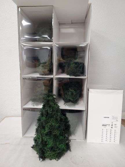 Ikea Vinter Mini Trees 8 Pack, 12" | Like New - Rio Grande Trade