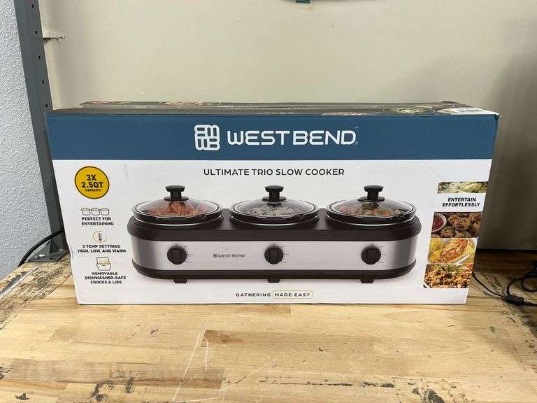 WESTBEND Trio Slow Cooker | Like New | (See Condition Notes) - Rio ...