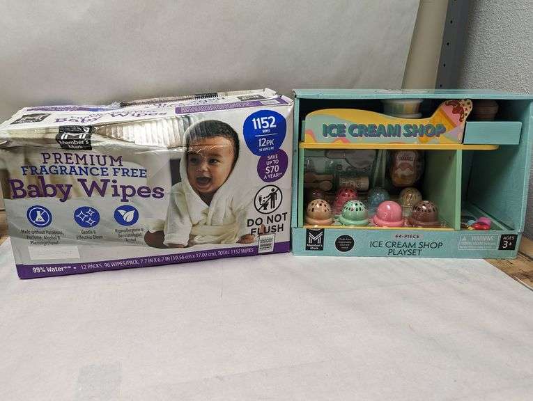 Wipes/ Ice Cream toy set Bundle | Open Box - Rio Grande Trade