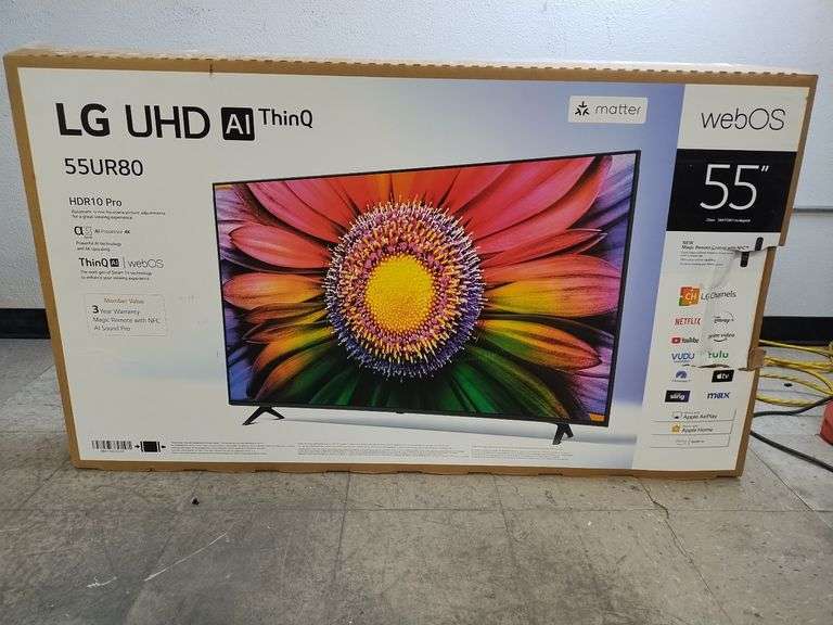 LG 55" Class UR8000 Series LED 4K Smart TV, 55UR8000AUA | Open Box ...