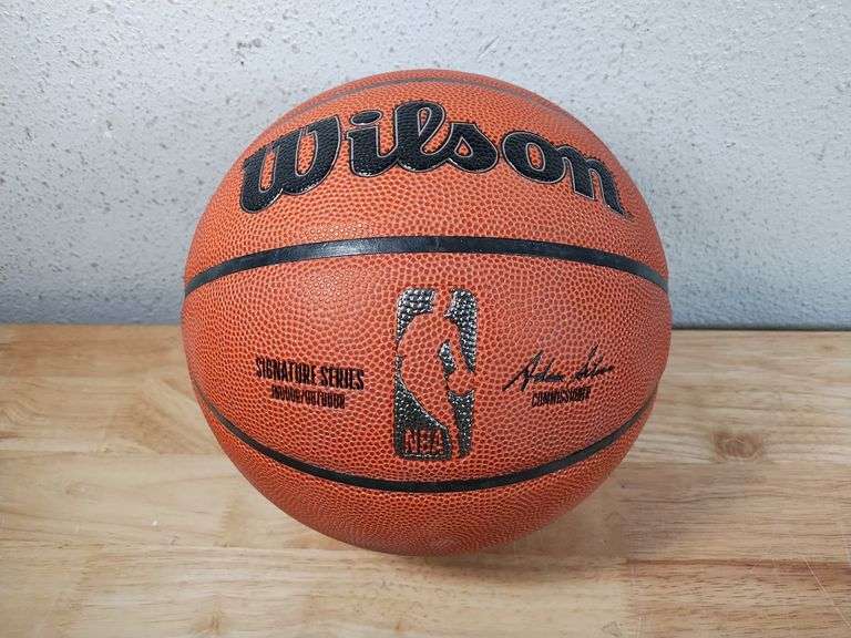 Wilson Signature Series Indoor/Outdoor NBA Basketball, Size 7 | Open ...