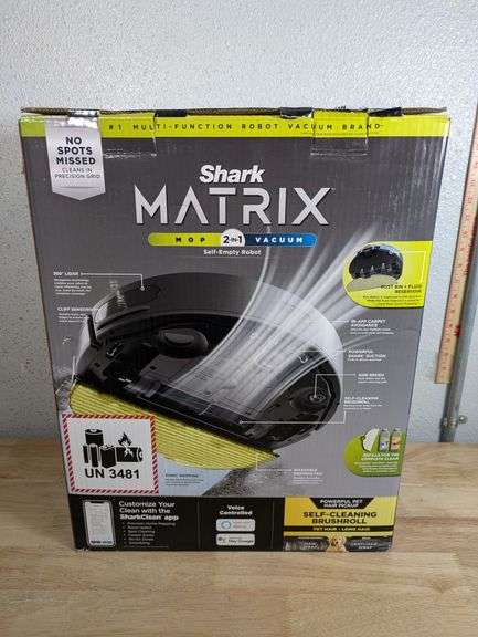 Shark Matrix 2-in-1 Robot Vacuum & Mop | Open Box | (See Condition ...