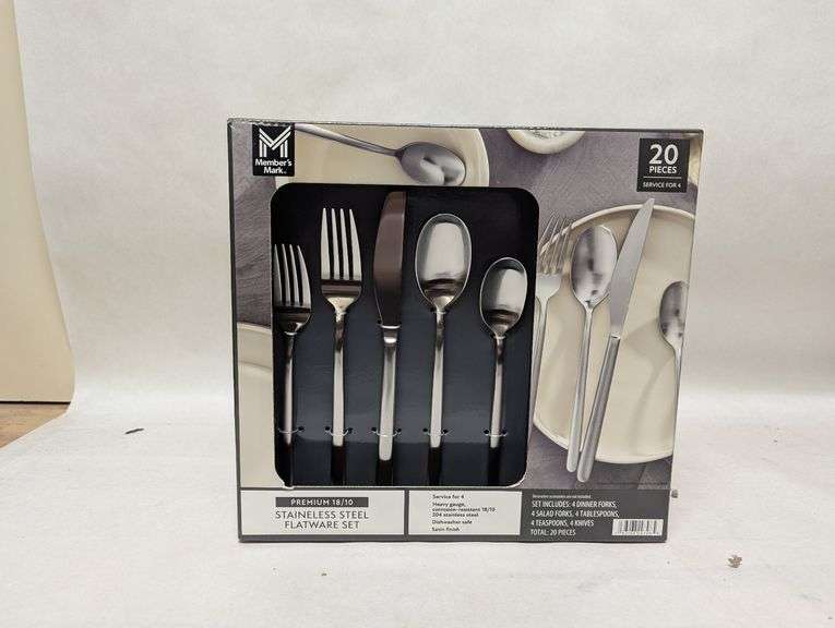Members Mark Stainless Steel Flatware Set | Like New - Rio Grande Trade