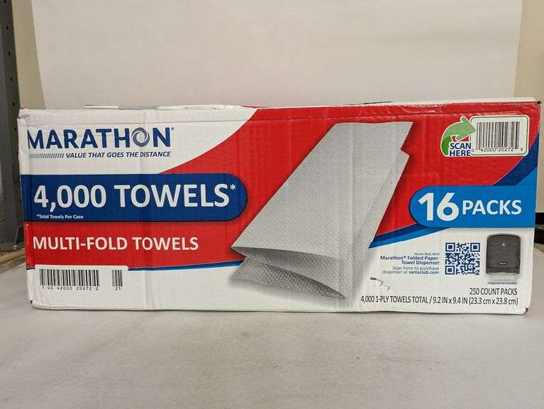 Marathon Multi-Fold Paper Towels 4,000 Pack | Open Box | (See Condition ...