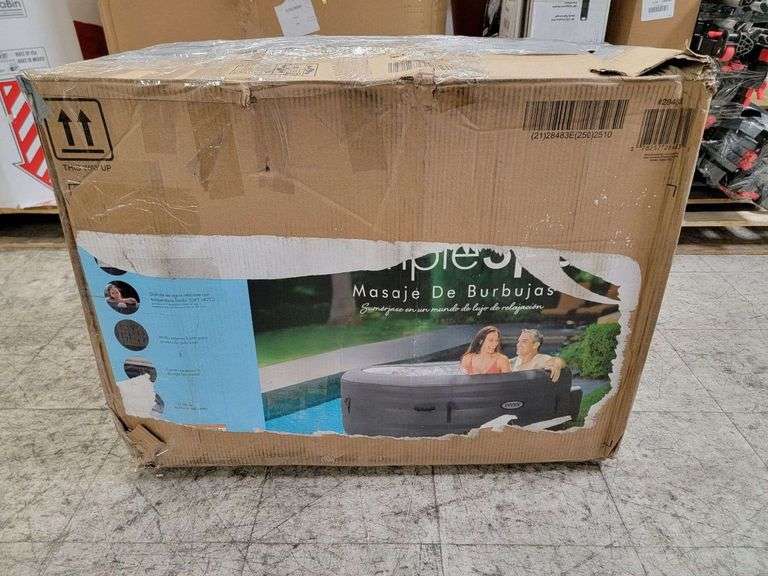 INTEX 28483E SimpleSpa Inflatable Hot Tub | Open Box - Rio Grande Trade
