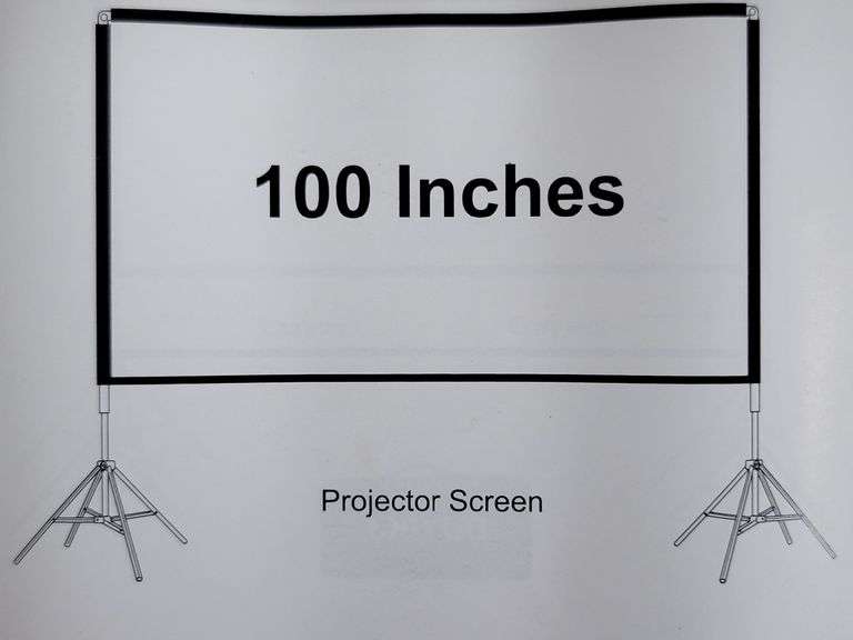 DUYIK Projector Screen 100" | Open Box - Rio Grande Trade