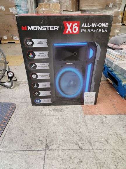 Monster X6 All-In-One PA Speaker | Open Box - Rio Grande Trade