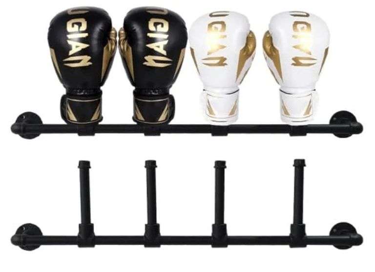 Boxing Wall Mount Storage Rack, 2PC Set 4"x 29.5"x 7" | Open Box | (See ...
