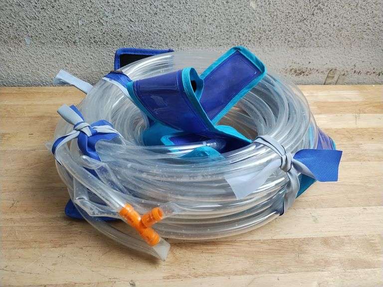 Hose W/Long Double Sprinkler Heads, Fits Small Residential Water Slide ...