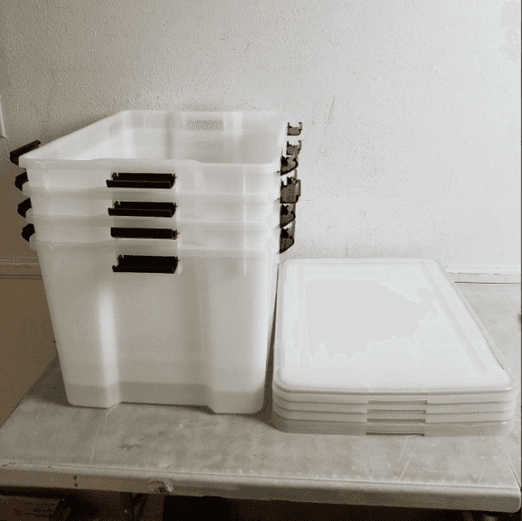 IRIS 72QT Stackable Plastic Storage Bins | Open Box | Open Box - Rio ...
