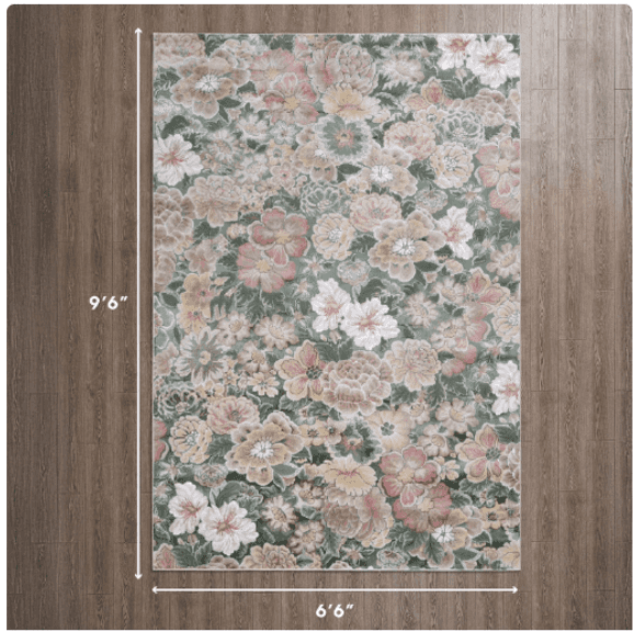 LAURA ASHLEY Eliza Area Rug 6'6" x 9'6" | Open Box | (See Condition ...