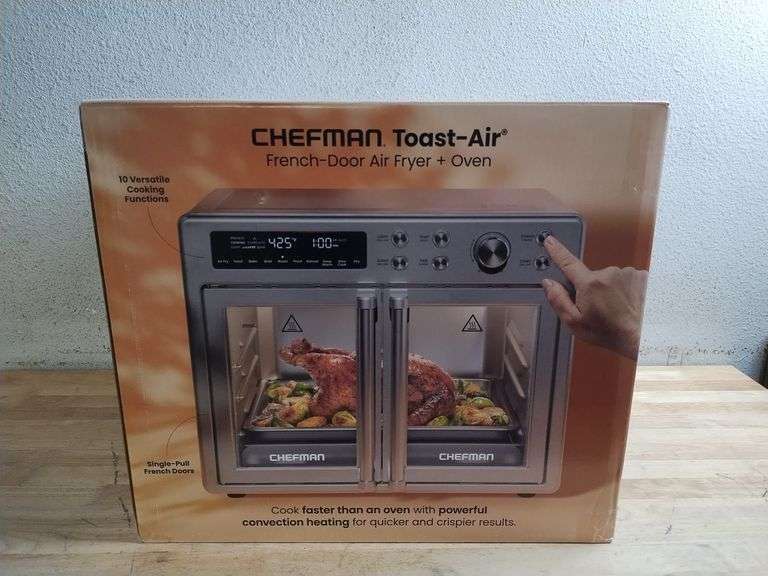 CHEFMAN Toast-Air French-Door Air Fryer & Oven | Open Box - Rio Grande ...