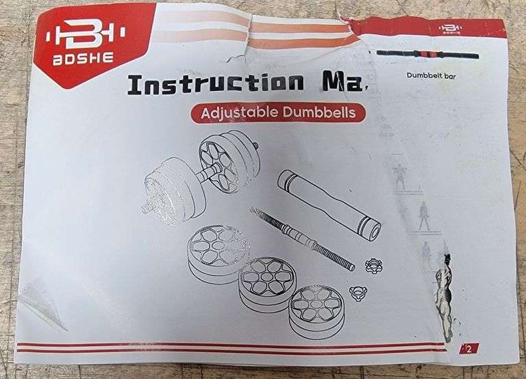 BSHE Adjustable Dumbbells | Open Box - Rio Grande Trade