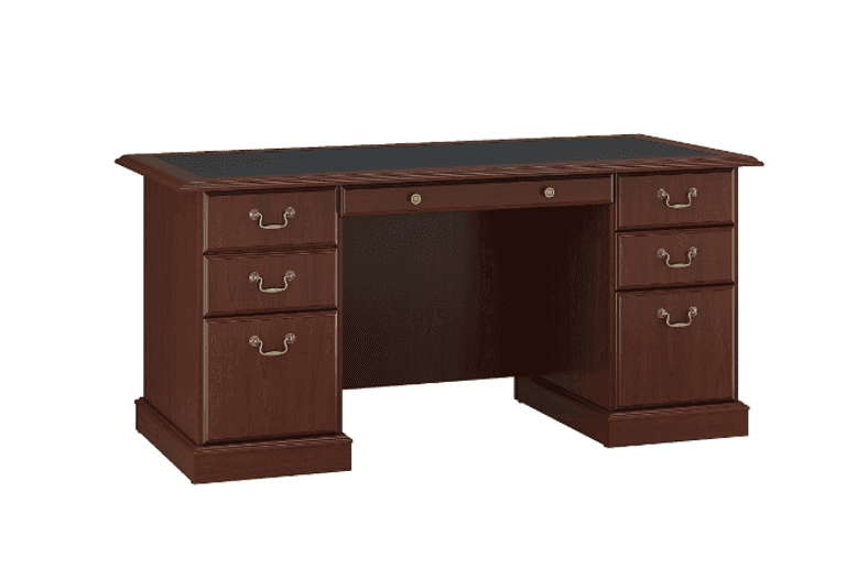 Bush Furniture Saratoga Executive Computer Desk, 31" x 66" x 30" | Open ...