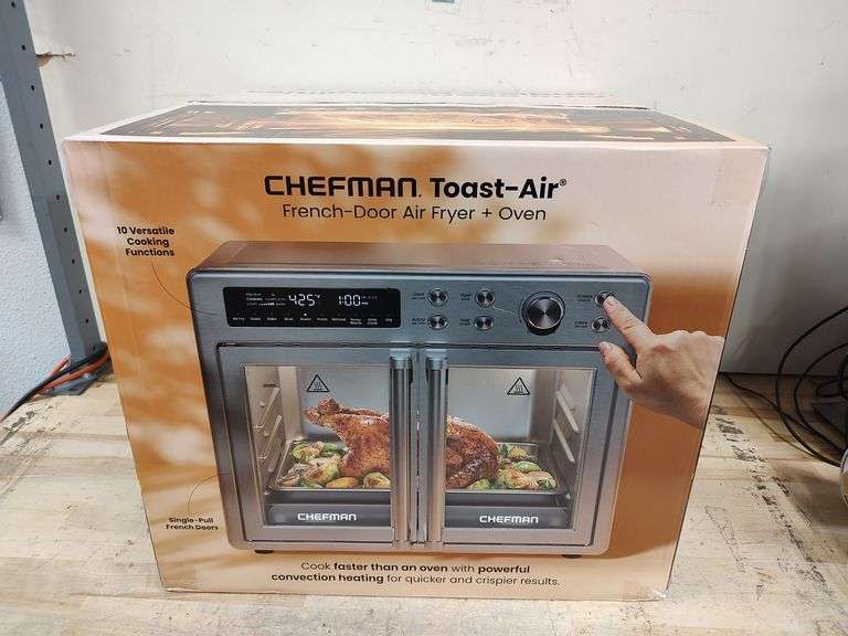 CHEFMAN Toast-Air French-Door Air Fryer & Oven | Open Box | (See ...