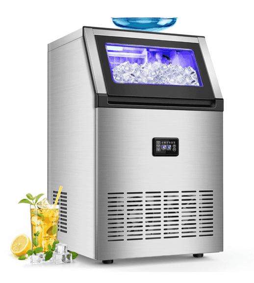 SOZT 160Lbs/24H Commercial Ice Maker Machine w/35lbs Capacity | Open ...