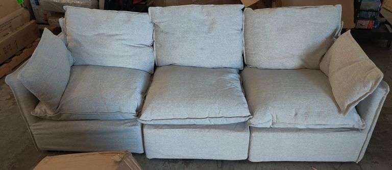 93" Wide Upholstered Sectional Sofa | Open Box - Rio Grande Trade