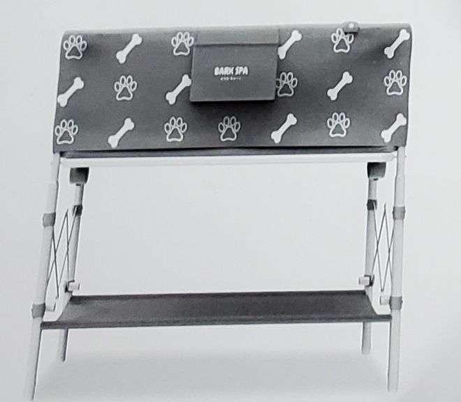 BARK SPA Dog Bath Tub With Brush And Towel 29.3"x 25.6"x 3.8" | Open ...