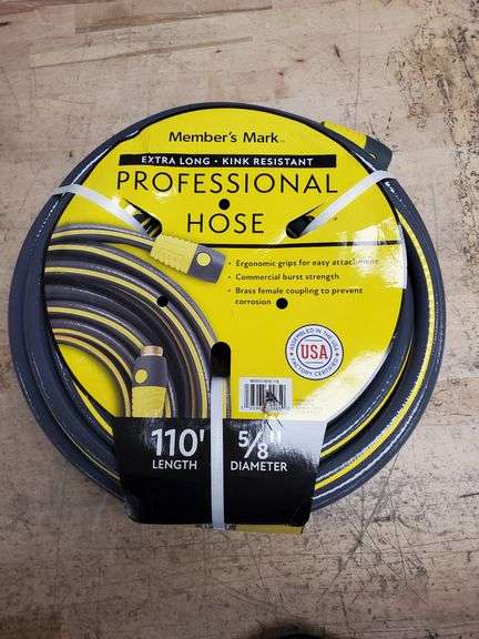 MEMBERS MARK 110' Professional Hose, 5/8" Diameter | Open Box - Rio ...