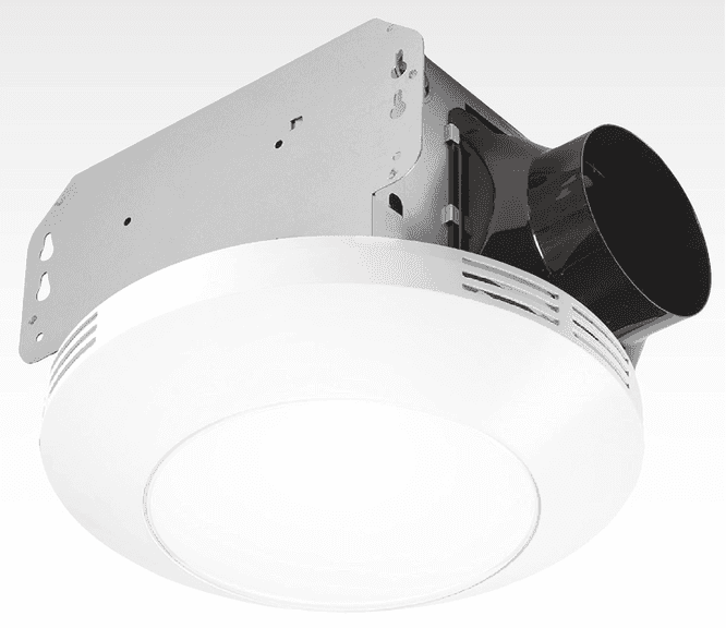 Homewerks 7117-01-WH Bathroom Integrated LED Light Ceiling Mount ...