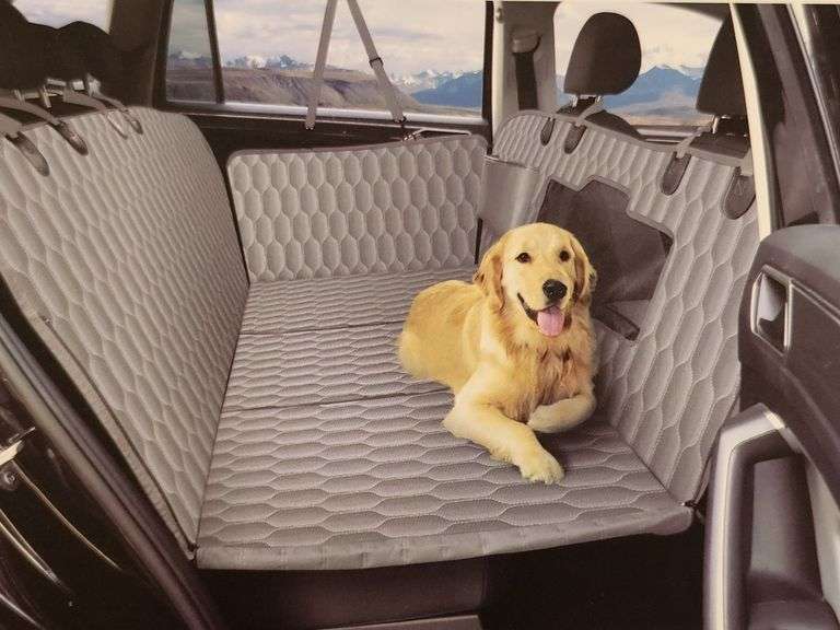 CHUMAJOR Back Seat Extender for Dogs Supports 400lb for SUVs | Damaged ...