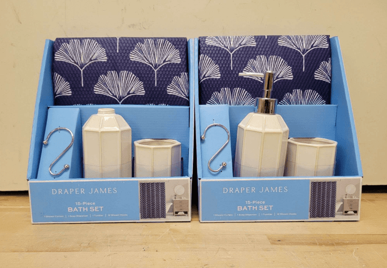 DRAPER JAMES 15 - Piece Bath Set (2) | Open Box - Rio Grande Trade