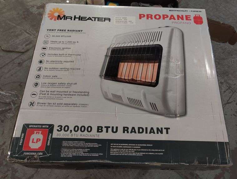Mr. Heater Vent Free 30,000 BTU Radiant Propane Heater | Open Box - Rio ...