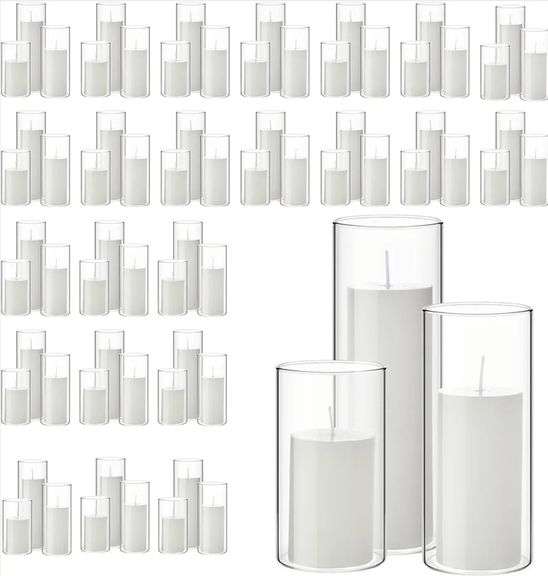 Assorted Sizes 24 Candles w/ 24 Candle Holders | Like New - Rio Grande ...