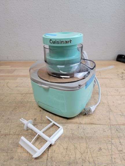 Cuisinart 1-Pint Plug-in Wonder Ice Cream Maker, Light Blue | Open Box ...