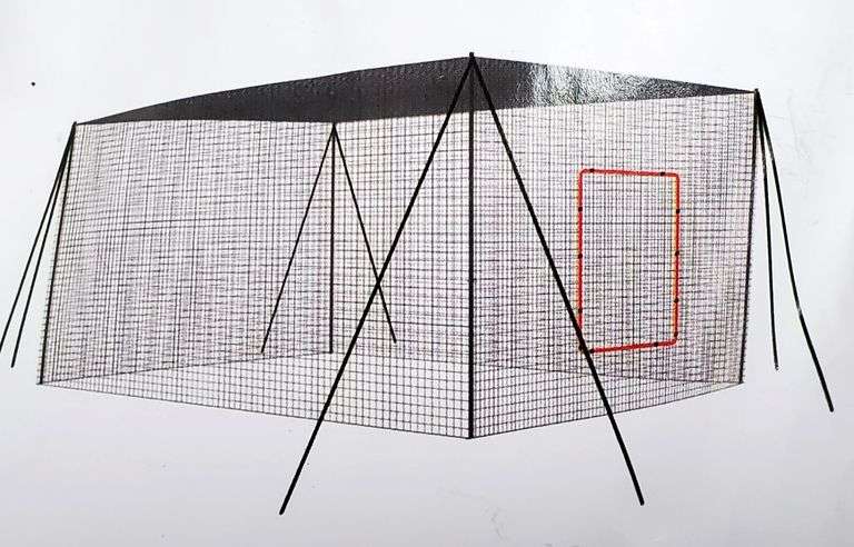 PLAYAPUT Portable Baseball & Softball Batting Cage 22'x 12'x 18' With ...