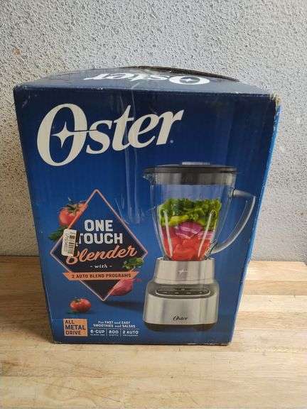OSTER One Touch Blender W/2 Auto-Blend Programs, 6cp | Open Box | (See ...