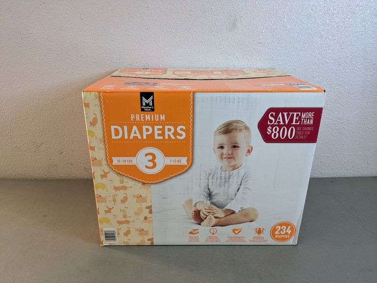 MEMBERS MARK Premium Diapers | Open Box - Rio Grande Trade