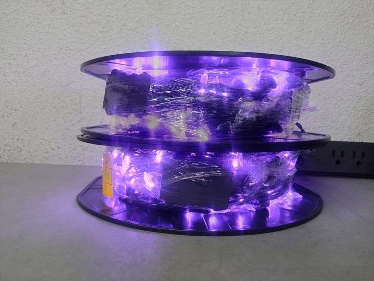 Member's Mark 100 8-Function Color Changing Mini Lights, Purple/Orange ...