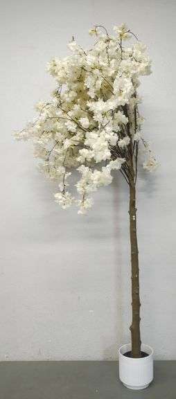 HZXGCP Artificial 6Ft Cherry Blossom Tree W/ Lights | Open Box | (See ...