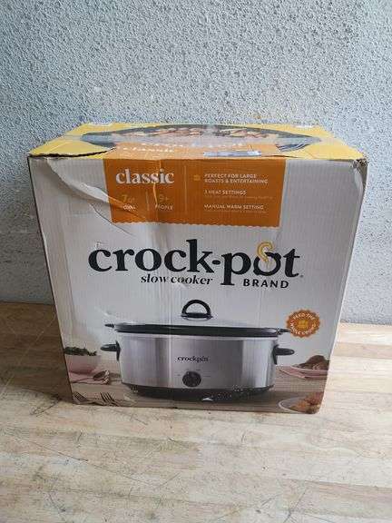 CROCKPOT Slow Cooker, 7qt | Open Box - Rio Grande Trade