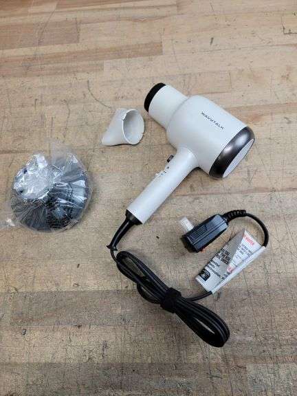 Wavy Talk Professional White Hair Dryer w/ Advanced Technology | Open ...