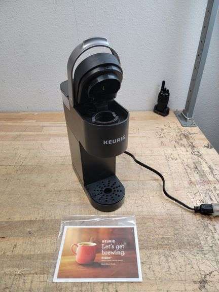 KEURIG, K-Slim Single Served Coffee Maker, Black | Open Box | (See ...