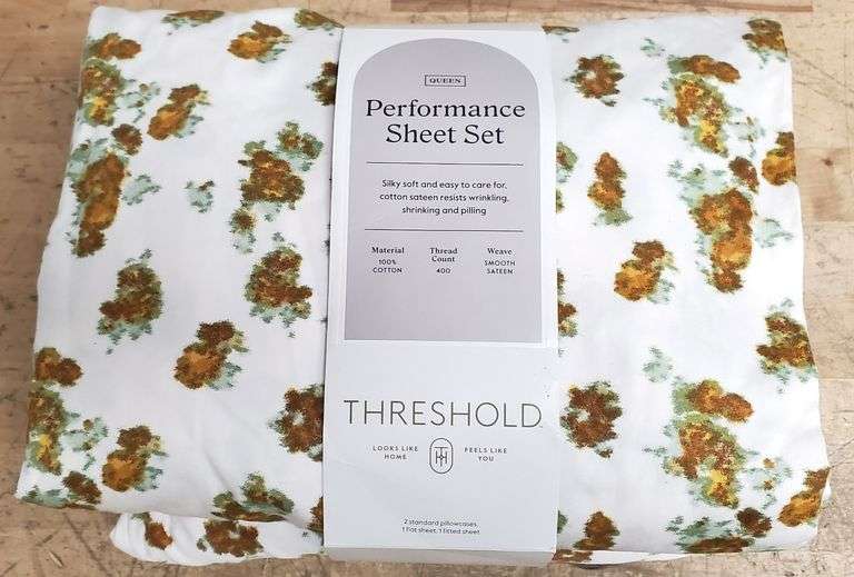 THRESHOLD Queen Performance Sheet Set | Open Box - Rio Grande Trade