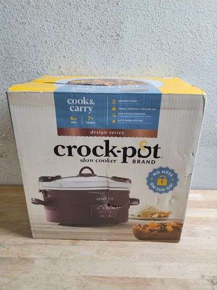 CROCK-POT Slow Cooker, 6qt | Open Box - Rio Grande Trade