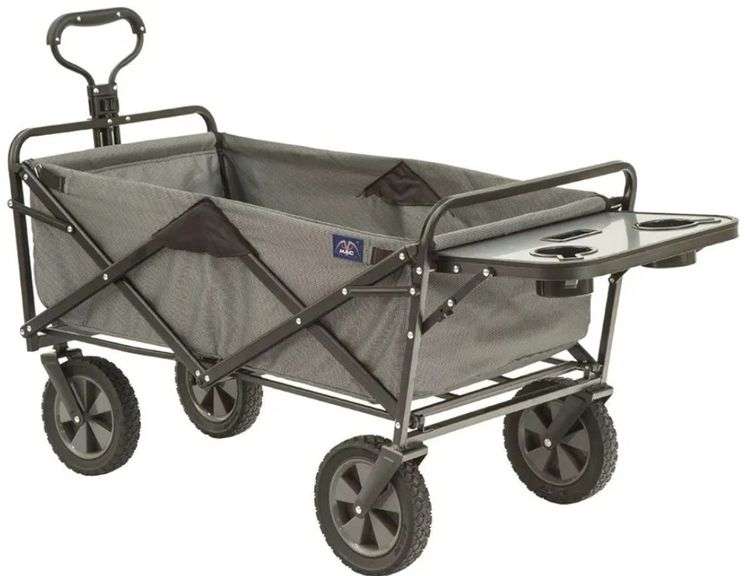 MAC SPORTS Mac Wagon with Zippered Tailgate and Table 44.8 x 20.4 x 22. ...