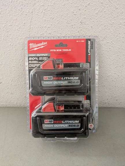 Milwaukee M18 Red Lithium Batteries | Like New | (See Condition Notes ...