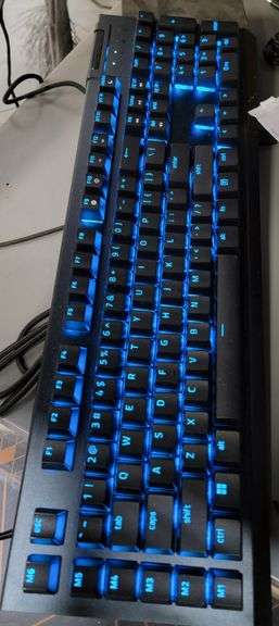 RAZOR - Black Widow X Gaming LED Keyboard, 18"L | Open Box | (See ...